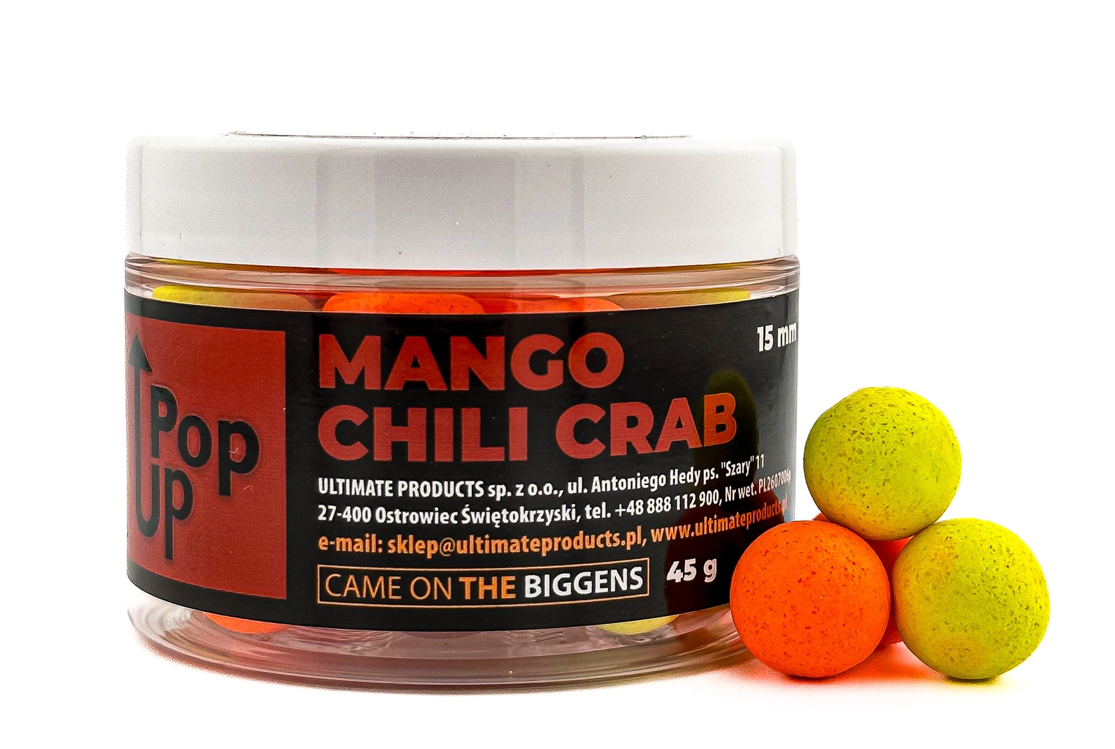Ultimate Products Pop-Up Mango Chilli Crab 15mm